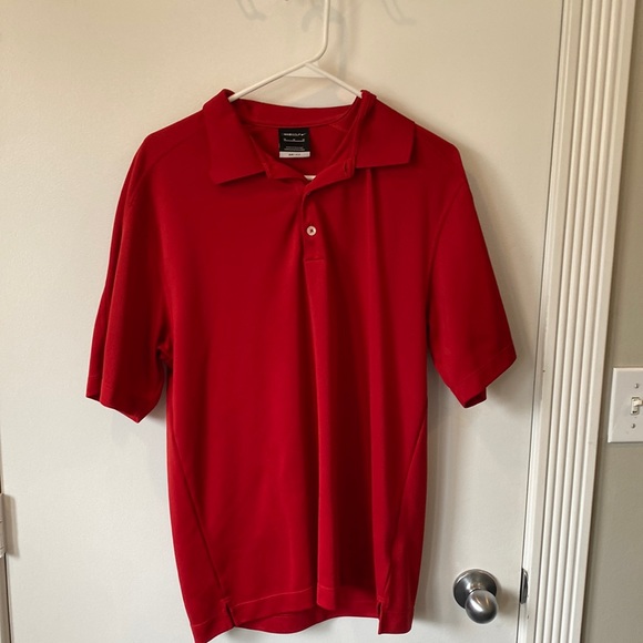 Nike | Shirts | Mens Nike Red Golf Polo | Poshmark